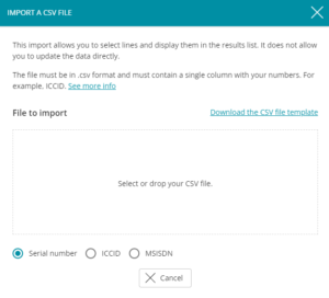 Using the filter panel - Docs TransatelDocs Transatel