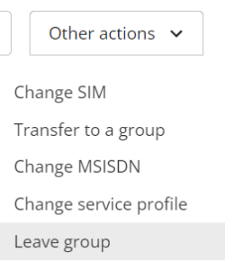 Removing SIMs from a group - Docs TransatelDocs Transatel