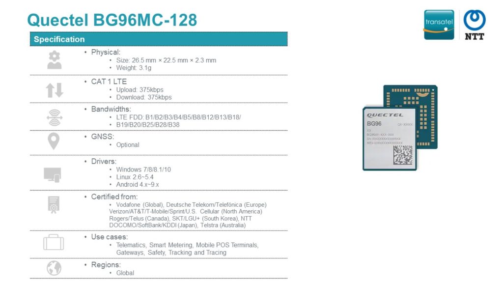 Compatible Modules - Docs TransatelDocs Transatel