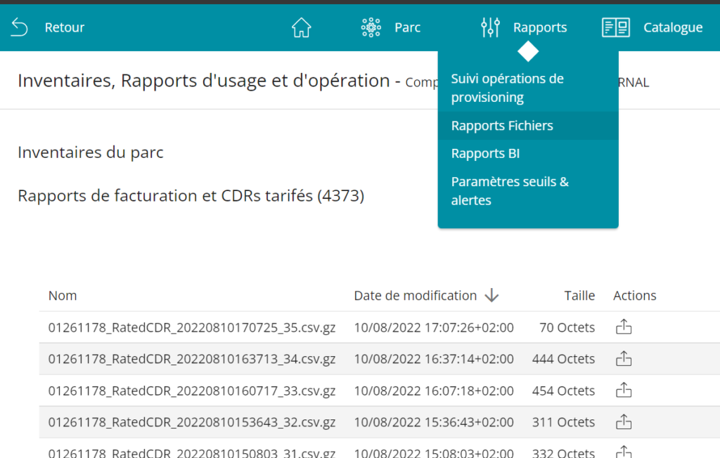 Les CDR tarifés (Rated CDRs) - Docs TransatelDocs Transatel